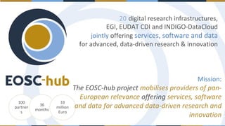 Sshoc kick off meeting - 1.2.1 How to Connect to EOSC? - Tiziana Ferrari - EGI | PPT