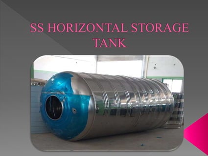 SS Horizontal Storage Tank Manufacturers in Coimbatore,Tamilnadu,India ...
