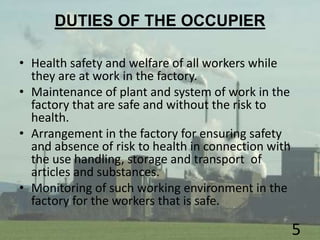 factories act 1948 , human resource management | PPTX