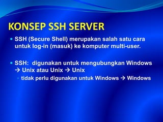 Ssh server & sftp server | PDF