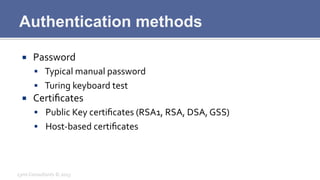Ssh that wonderful thing | PPT