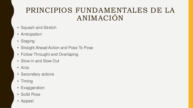12 Principios de la Animación