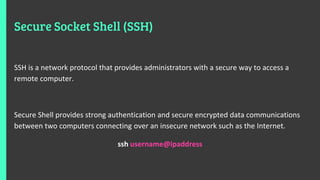 Ssh tunnel | PPT