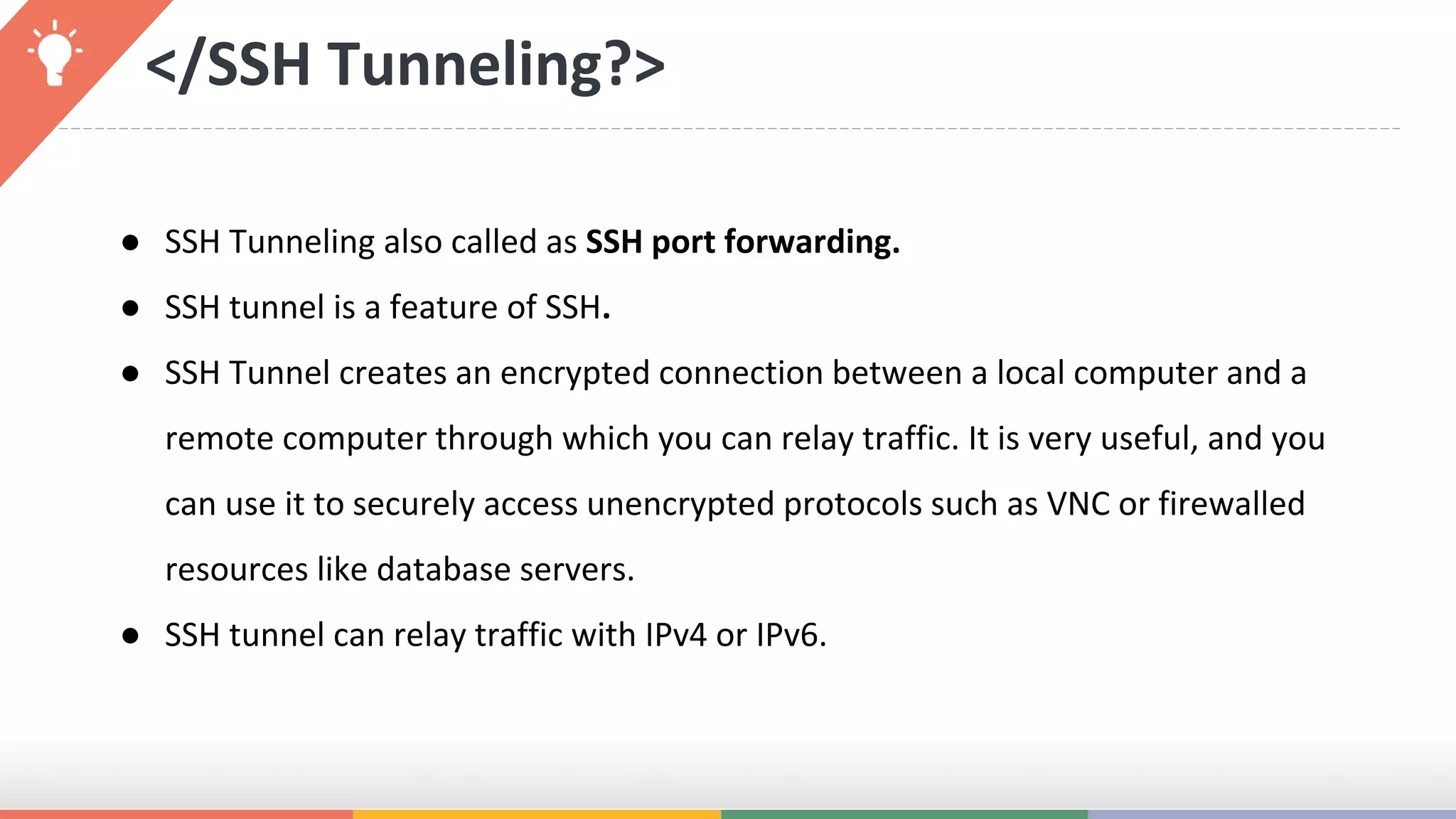 SSH Tunneling | PPTX