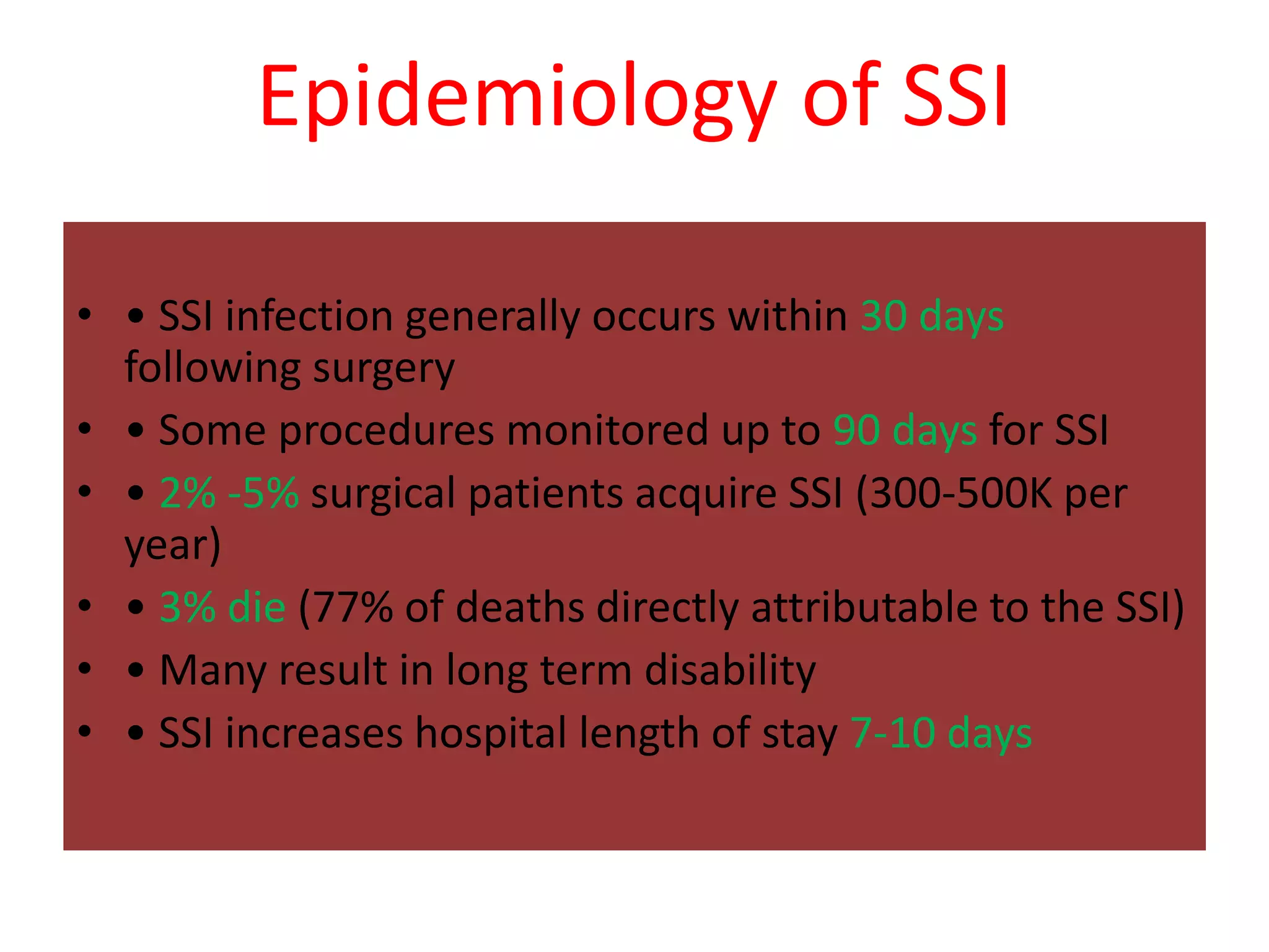 SURGICAL SITE INFECTIONS | PPTX