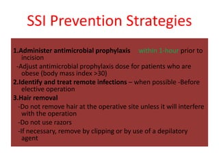 SURGICAL SITE INFECTIONS | PPTX