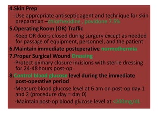 SURGICAL SITE INFECTIONS | PPTX