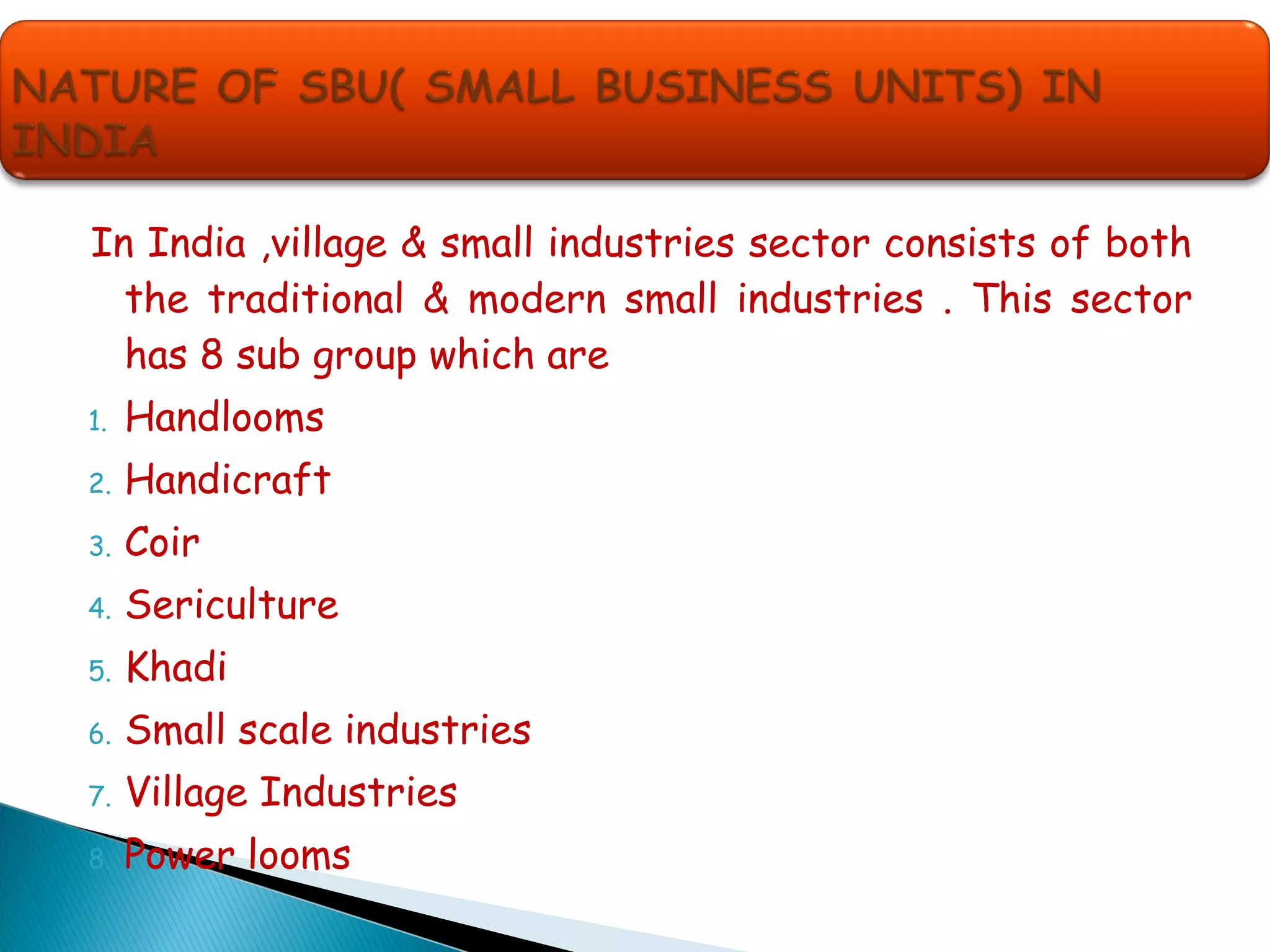 Small Scale Industries | PPT