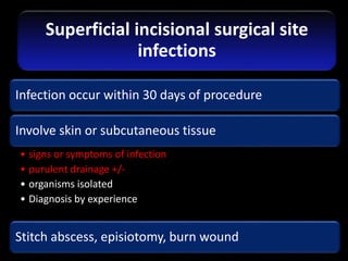 Surgical site infections: Latest Approach on management. | PPTX