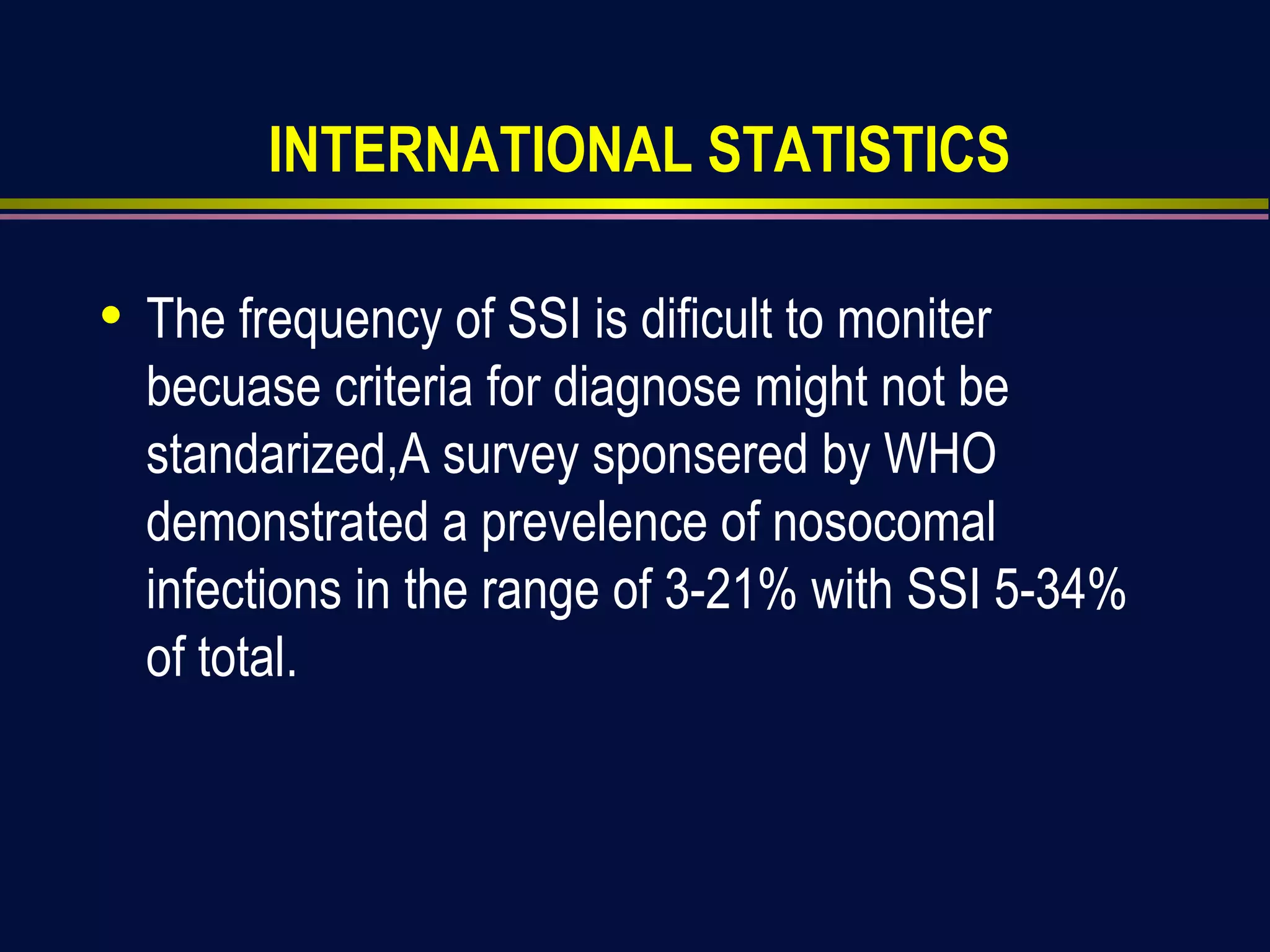 Surgical site infections | PPT