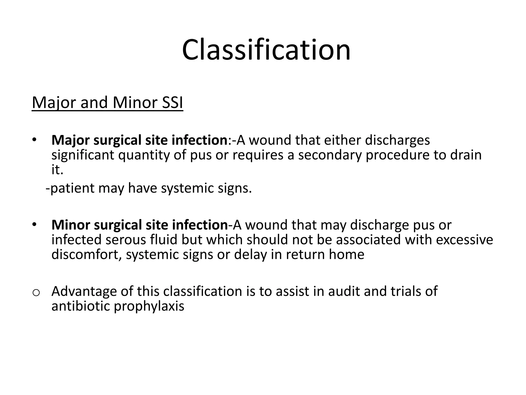 Surgical Site Infection- SSI by Okoye | PPTX