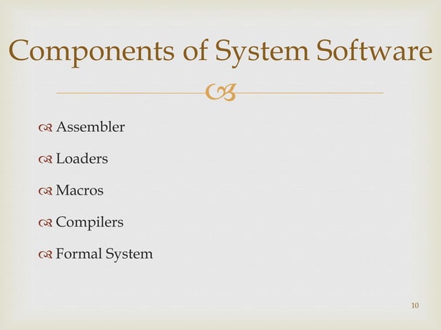 System Programming- Unit I | PPTX | Operating Systems | Computer ...