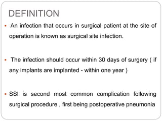 Surgical site Infection during Internship in medical college.pptx
