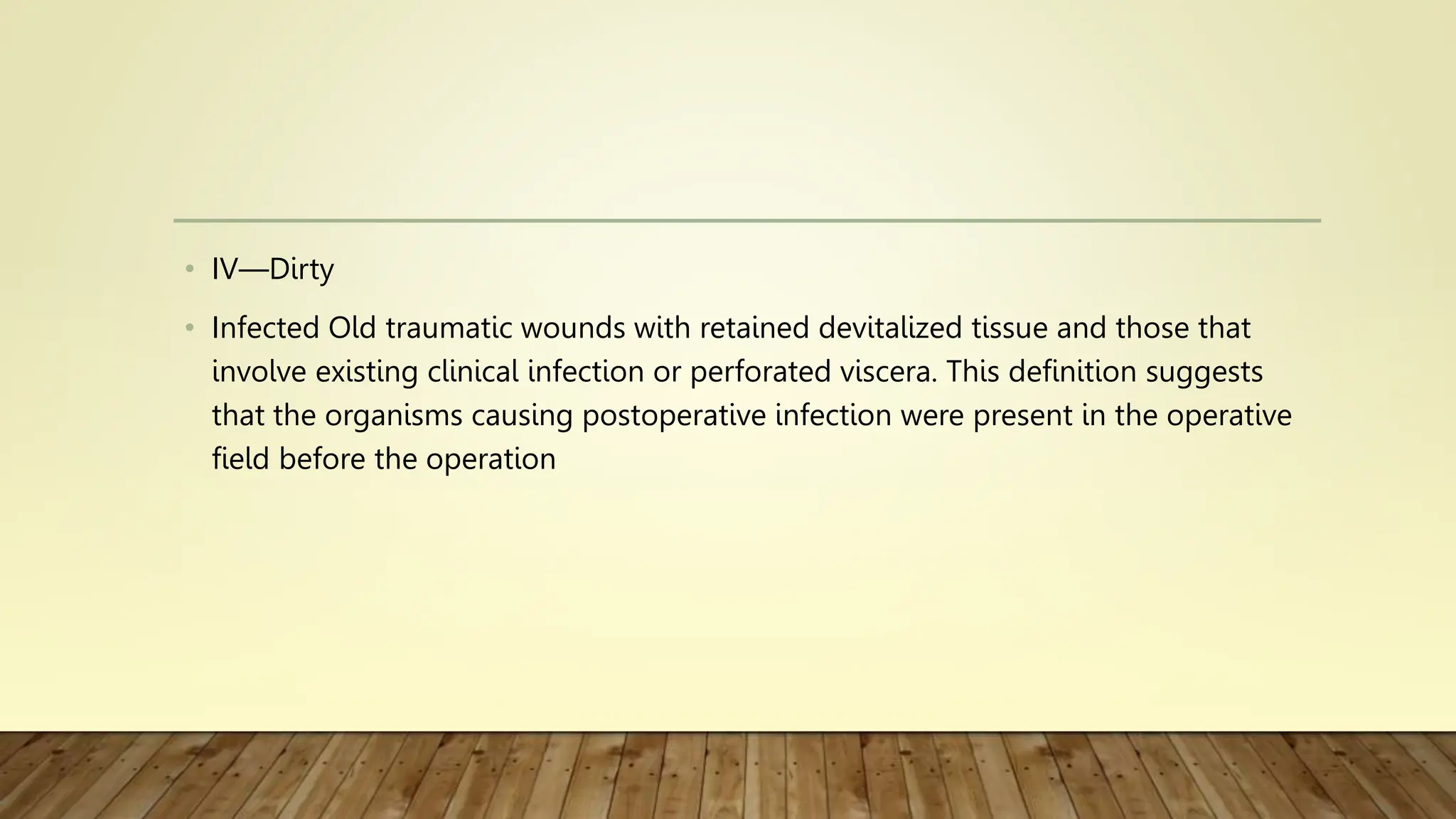 Surgical site infection-diagnosis and treatment | PPTX