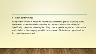 Surgical site infection-diagnosis and treatment | PPTX