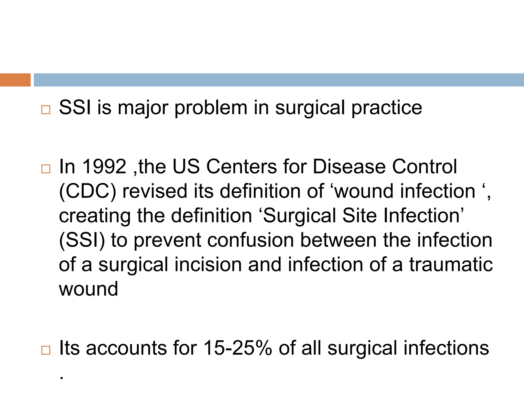SURGICAL SITE INFECTION AND ITS PREVENTION | PPTX