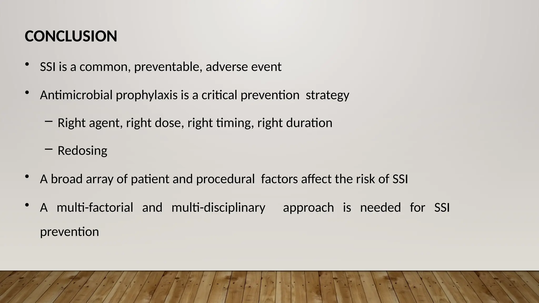 Surgical sight Infections and Prevention | PPTX