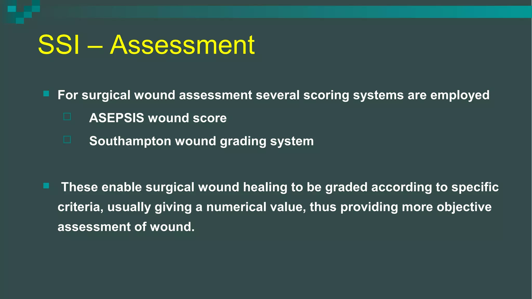 Surgical Site Infection | PPT