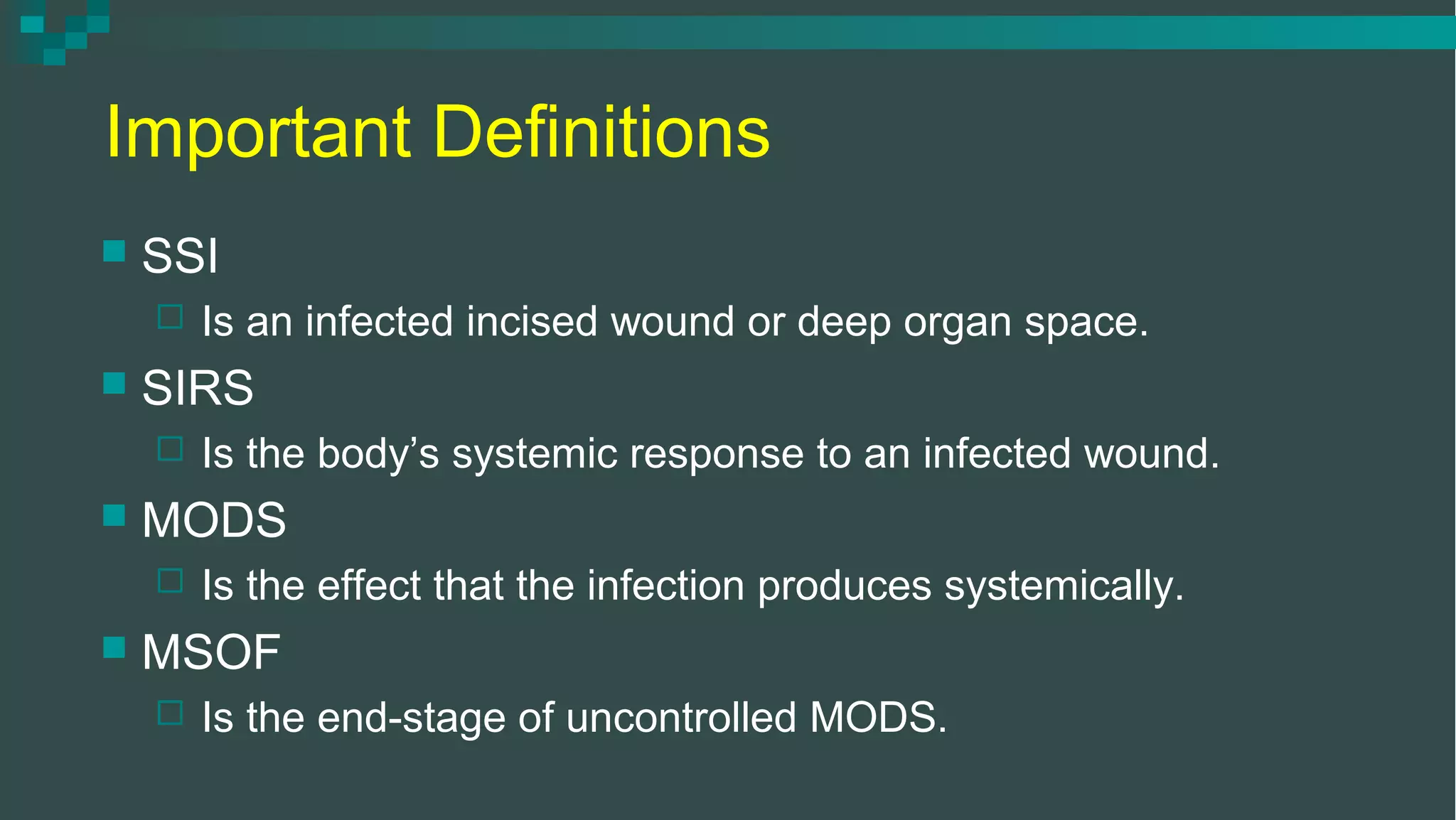 Surgical Site Infection | PPT
