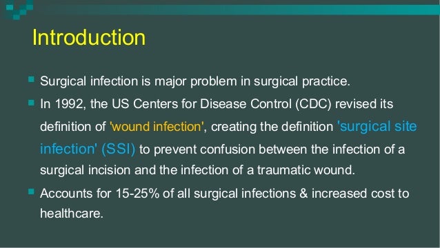 Surgical Wound Infection
