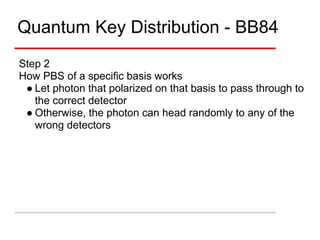 Quantum Cryptography and Possible Attacks | PPT