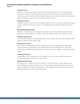 Data Archiving white paper | PDF | Free Download