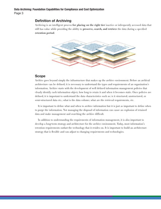 Data Archiving white paper | PDF | Free Download
