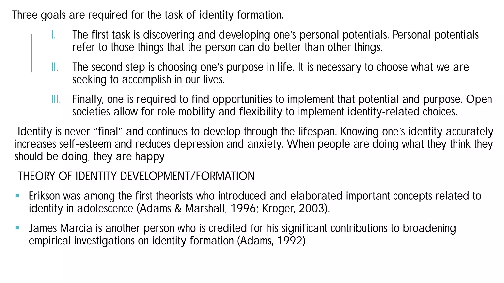 Identity Formation | PDF