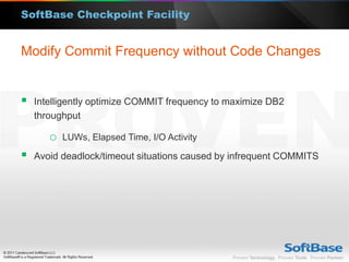 DB2 for z/OS Checkpoint and Restart Solution | PPTX | Databases | Computer Software and Applications
