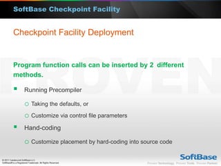 DB2 for z/OS Checkpoint and Restart Solution | PPTX | Databases | Computer Software and Applications