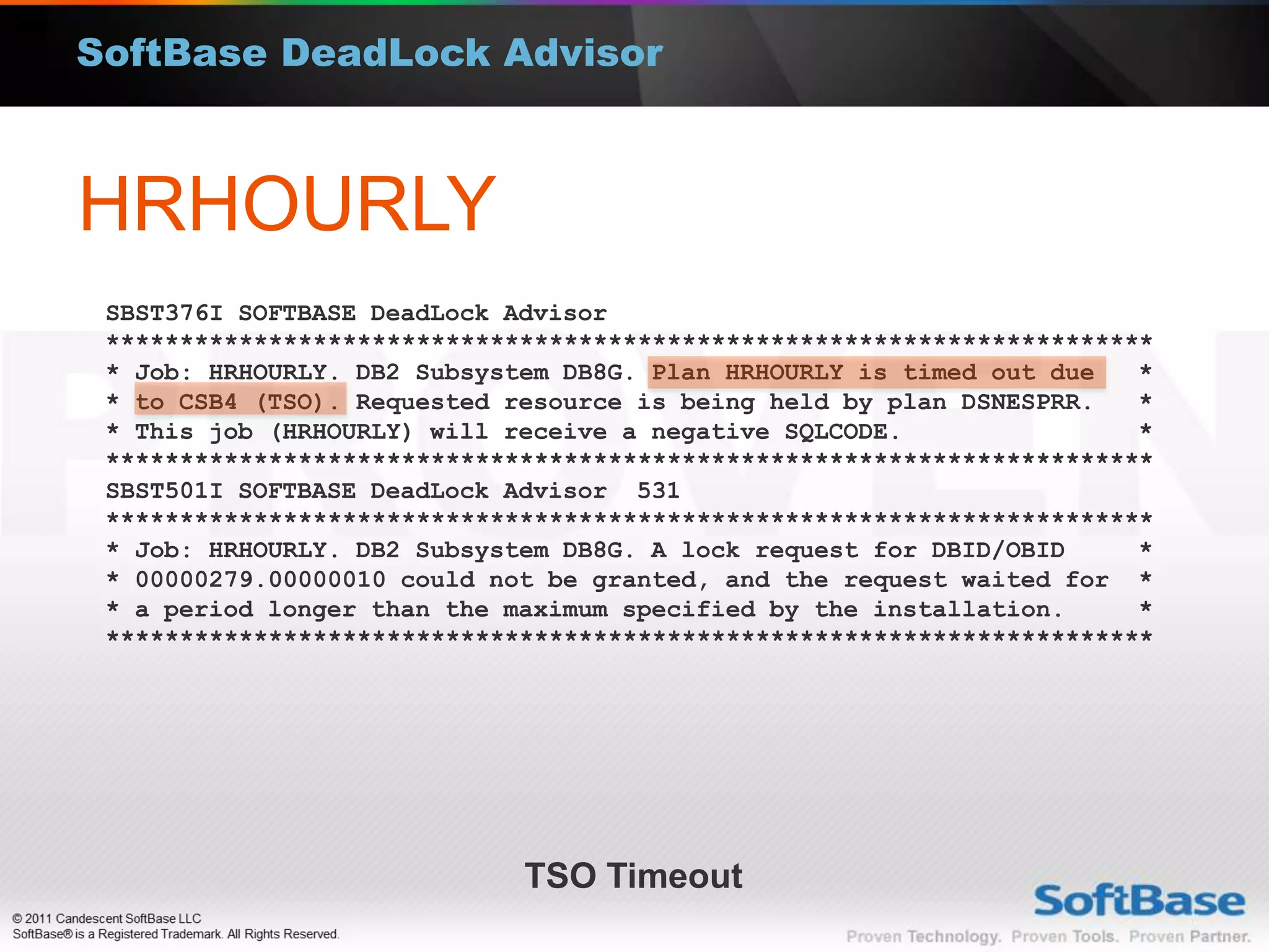 Instantly Find The Causes Of Db2 Deadlocks And Timeouts Ppt