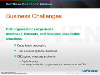 Instantly find the causes of DB2 deadlocks and timeouts | PPT