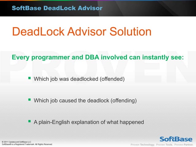 Instantly find the causes of DB2 deadlocks and timeouts | PPT