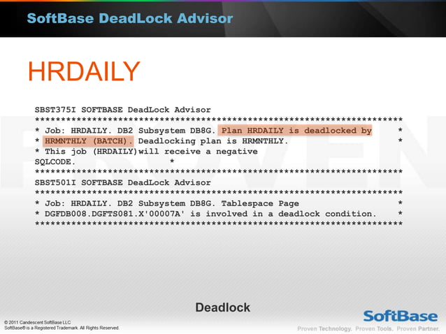 Instantly find the causes of DB2 deadlocks and timeouts | PPT