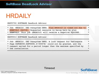 Instantly find the causes of DB2 deadlocks and timeouts | PPT