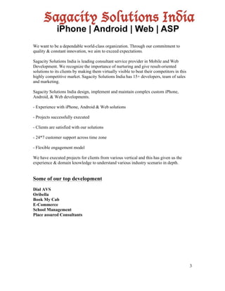 Sagacity Solutions Company Profile | PDF