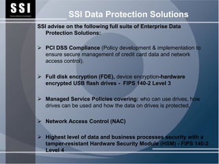 Ssi Data Protection Solutions V0.2 | PDF | Technology Industry | Industries