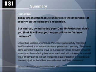 Ssi Data Protection Solutions V0.2 | PDF | Technology Industry | Industries