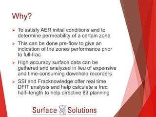 Diagnostic Fracture Injection Testing at Surface Solutions | PPTX ...