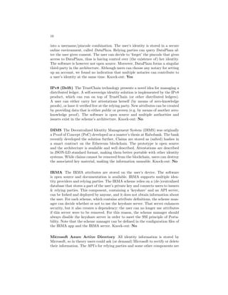 Matching Identity Management Solutions to Self-Sovereign Identity ...