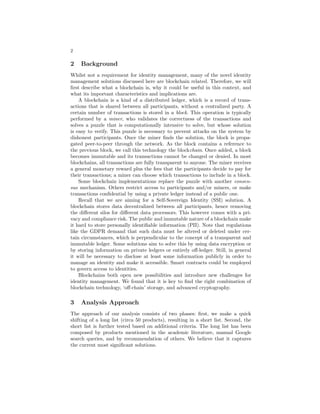 Matching Identity Management Solutions to Self-Sovereign Identity ...