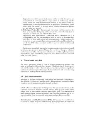 Matching Identity Management Solutions to Self-Sovereign Identity ...