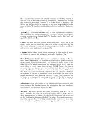 Matching Identity Management Solutions to Self-Sovereign Identity Principles | PDF