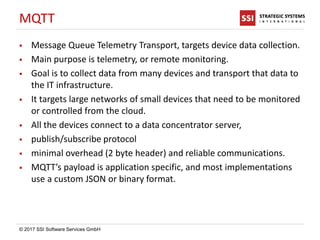 IOTprotocols and overview (SSI) | PPT