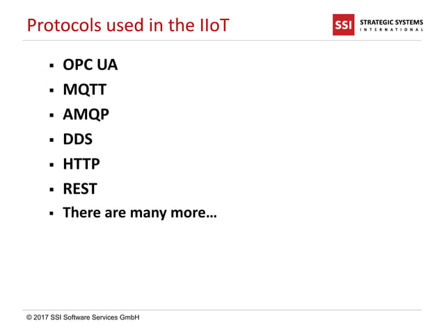 IOTprotocols and overview (SSI) | PPT