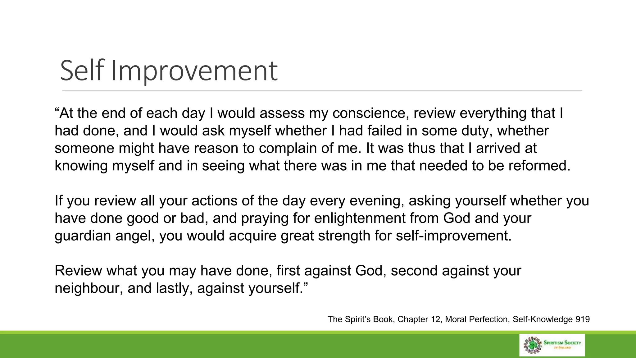 Knowing Yourself | PPTX