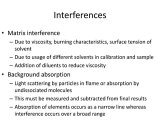 Atomic absorption spectroscopy | PPTX