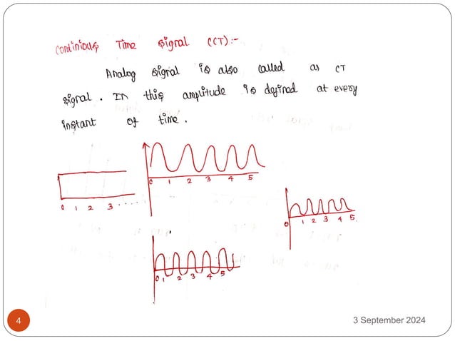 Introduction to Signals and Systems and basics | PPT