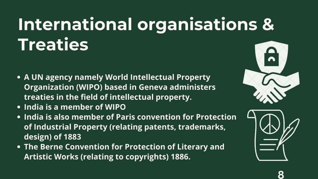 INTELLECTUAL PROPERTY RIGHTS TYPES - PATENTS, COPY RIGHTS, TRADE MARKS ...