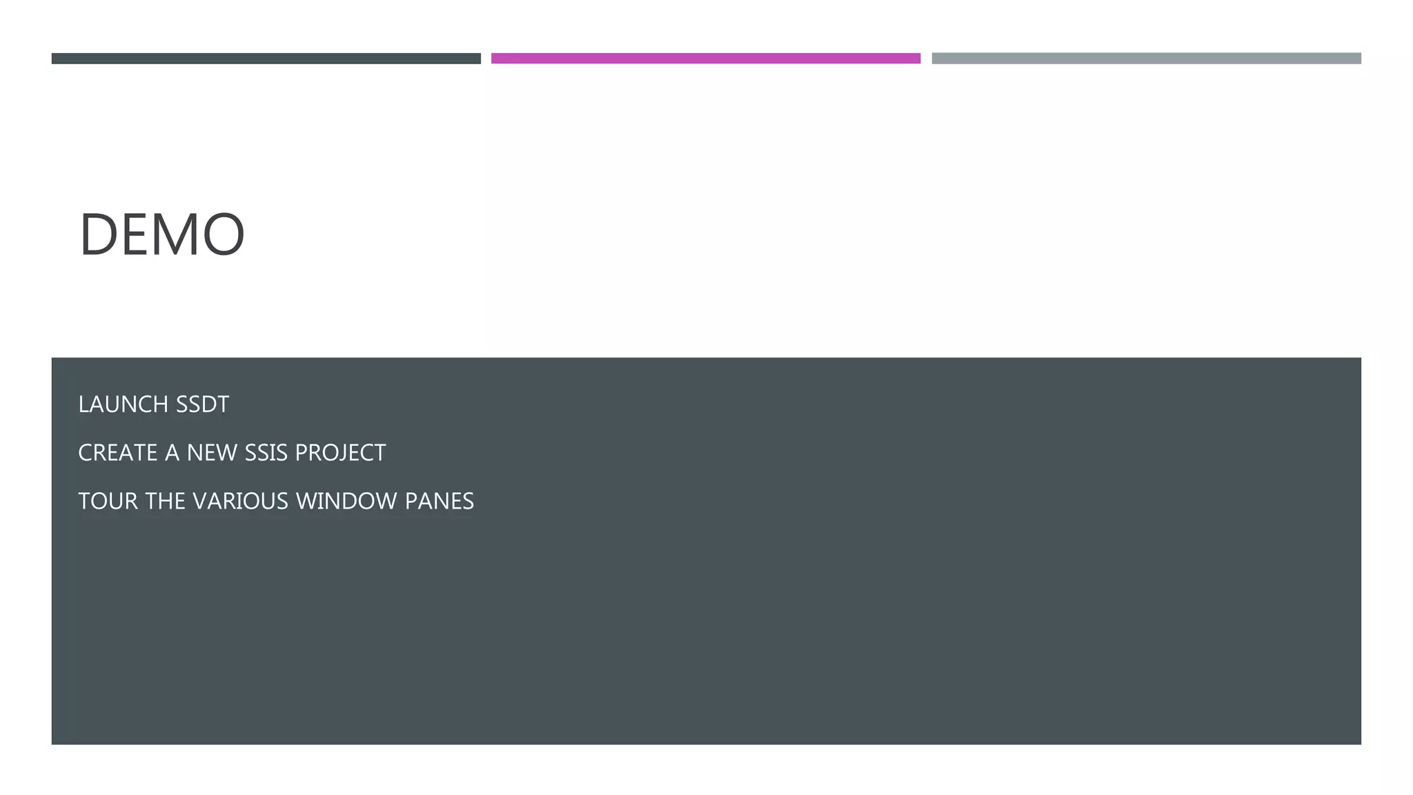 Ssis Flow Tasks Containers And Precedence Constraints Ppt